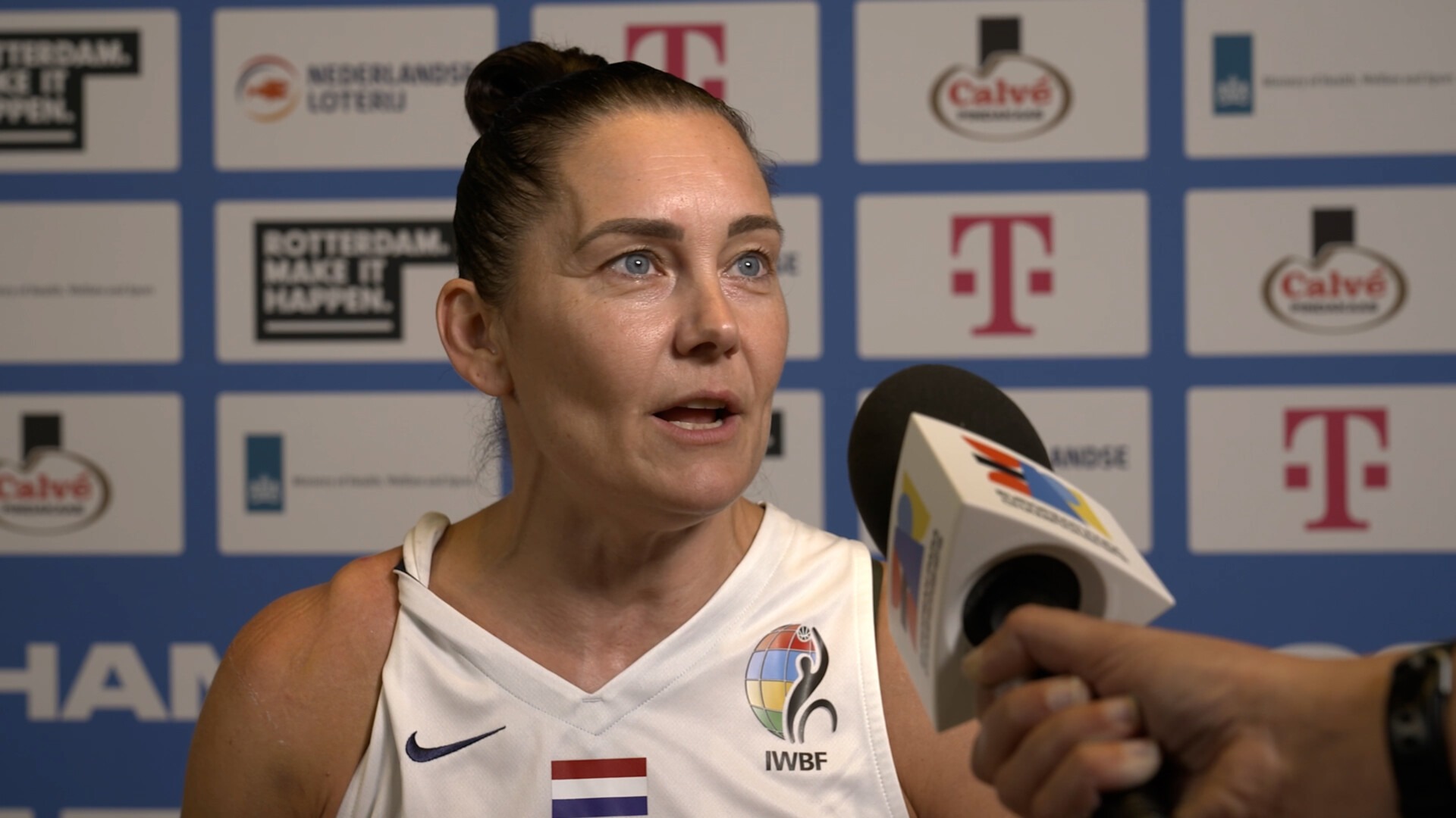 Carina de Rooij after the Dutch women's first victory - European Para ...